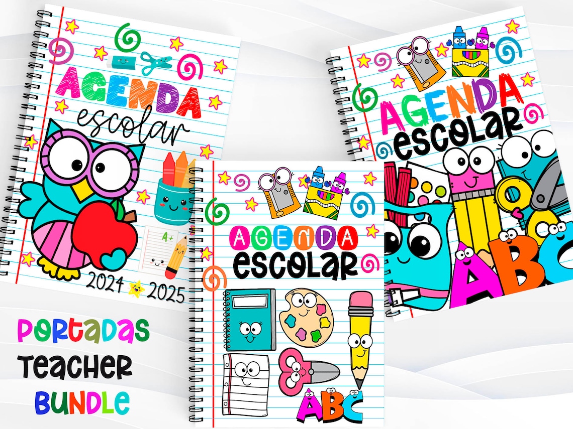 KIT DE PORTADAS Maestros y Maestras, formato png listas para imprimir ...