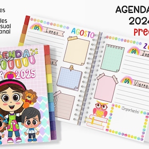 ACTUALIZADA 2025-2026 Kit 4 Agendas Escolares /Directivo Primaria ...