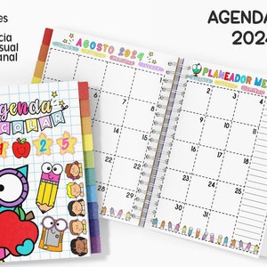 ACTUALIZADA 2025-2026 Kit 4 Agendas Escolares /Directivo Primaria ...