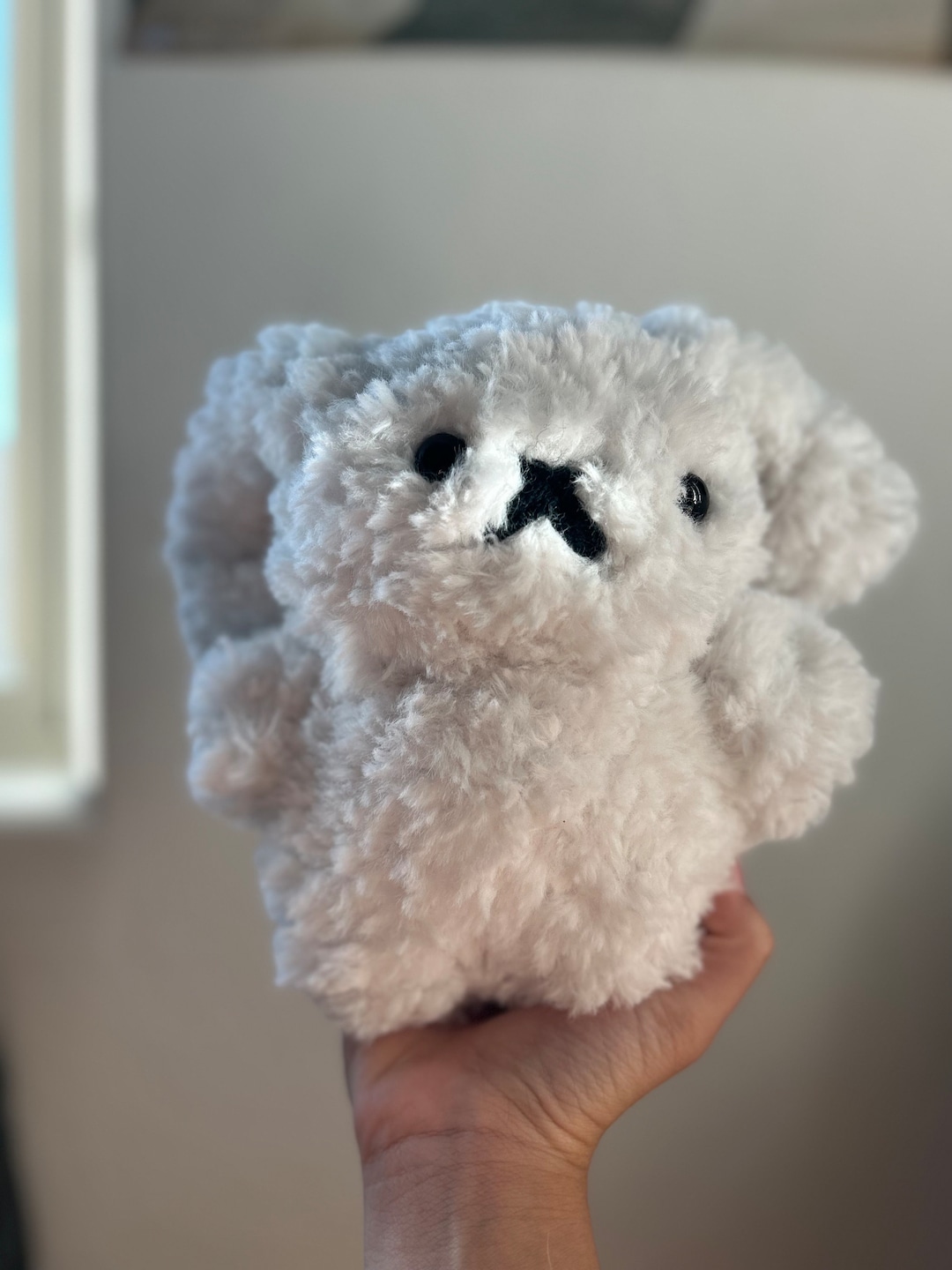 Crochet White Fluffy Easter Bunny - Etsy