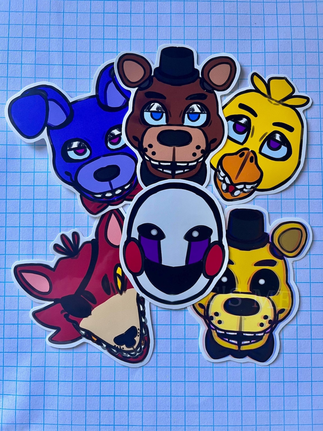 Fnaf 1 Stickers - Etsy
