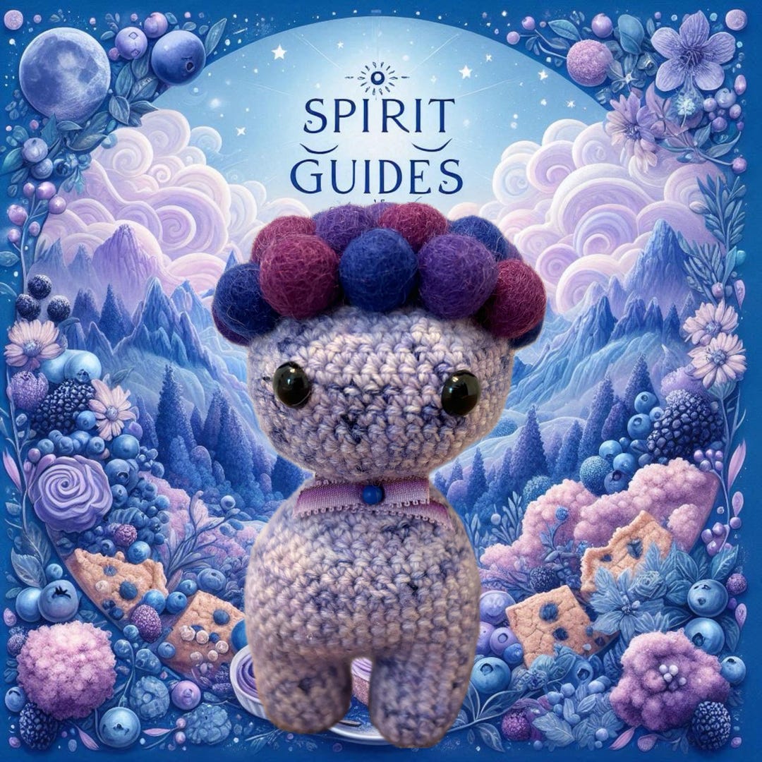 Blueberry Crumble Spirit Guide (good Luck) - Etsy