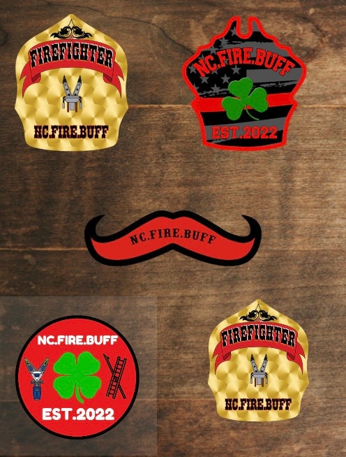 The NC.FIRE.BUFF Stickers Bundle - Etsy