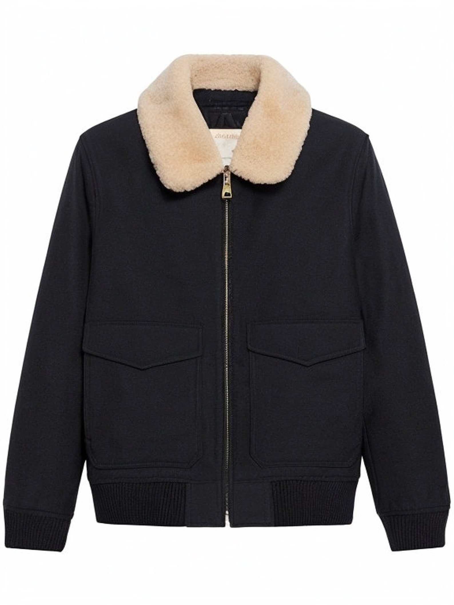 Men's Flight Aviator Pilot Wool Flying B3 Vintage Motorcycle Bomber ...