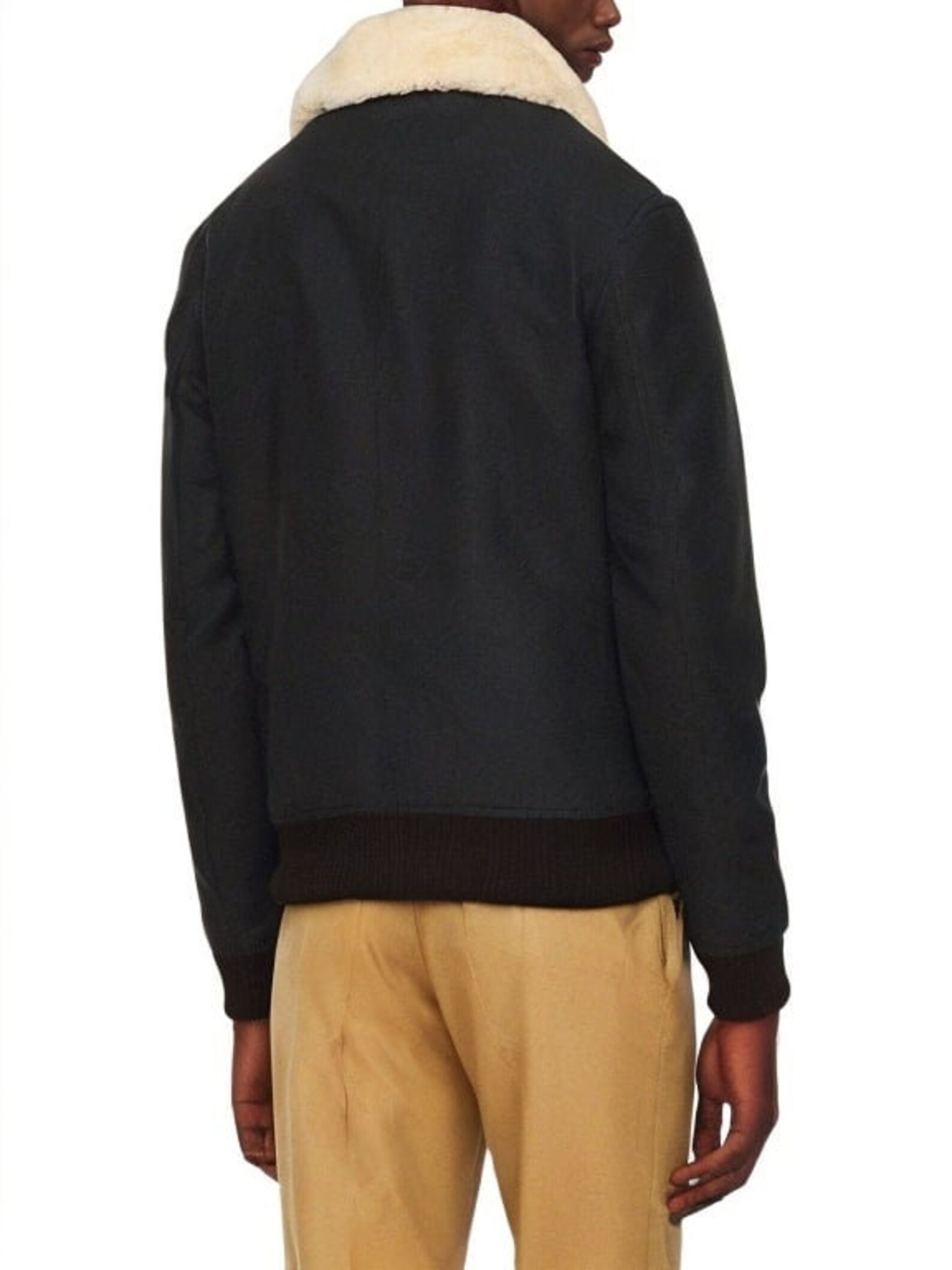 Men's Flight Aviator Pilot Wool Flying B3 Vintage Motorcycle Bomber ...