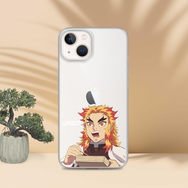 Demon Slayer Phone Case Rengoku - Etsy