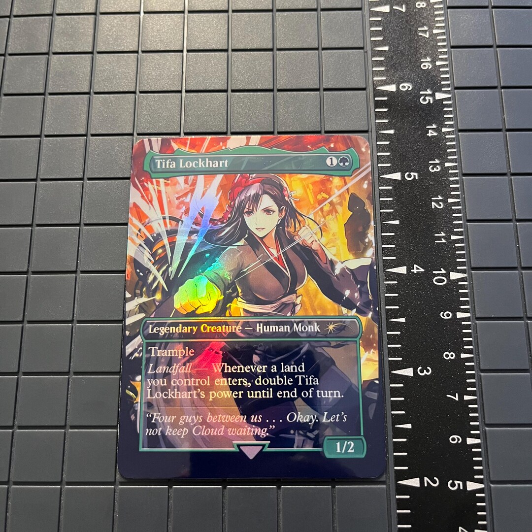 Tifa Lockhart FF X MTG Holo Foil Proxy Card for Casual Play - Etsy