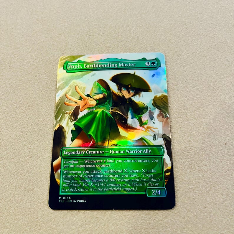 Toph, Earthbending Master - Avatar - MTG Holo Foil Proxy Card for ...