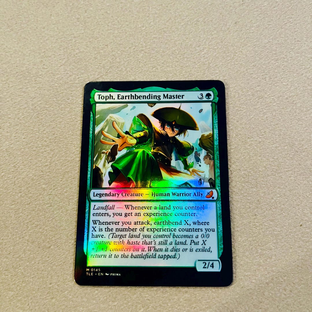 Toph, Earthbending Master - Avatar - MTG Holo Foil Proxy Card for ...