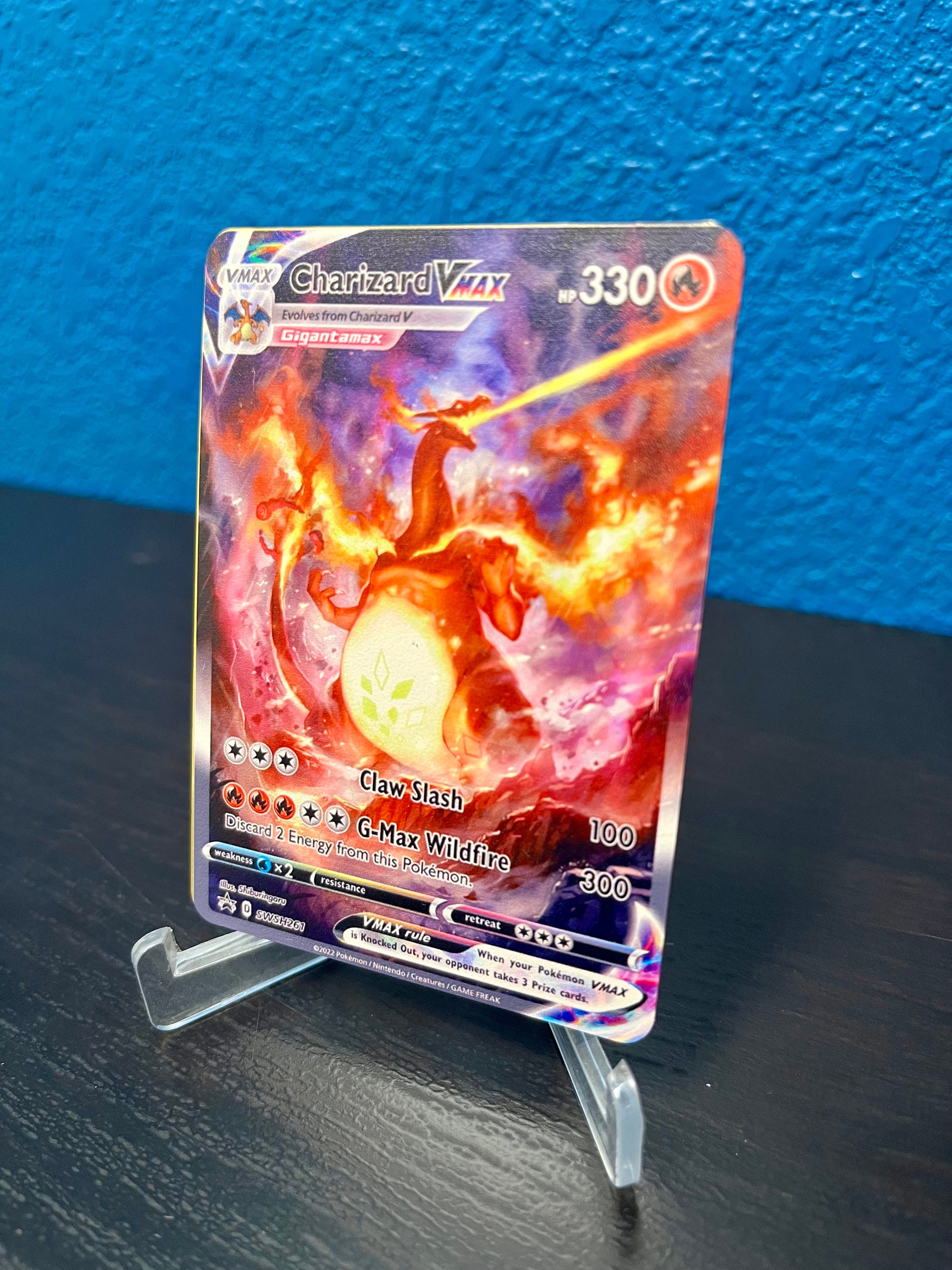 Charizard VMAX Custom Gold Metal Pokemon Card - Etsy