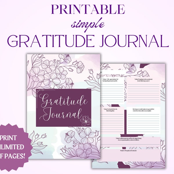 Floral Journal - Etsy