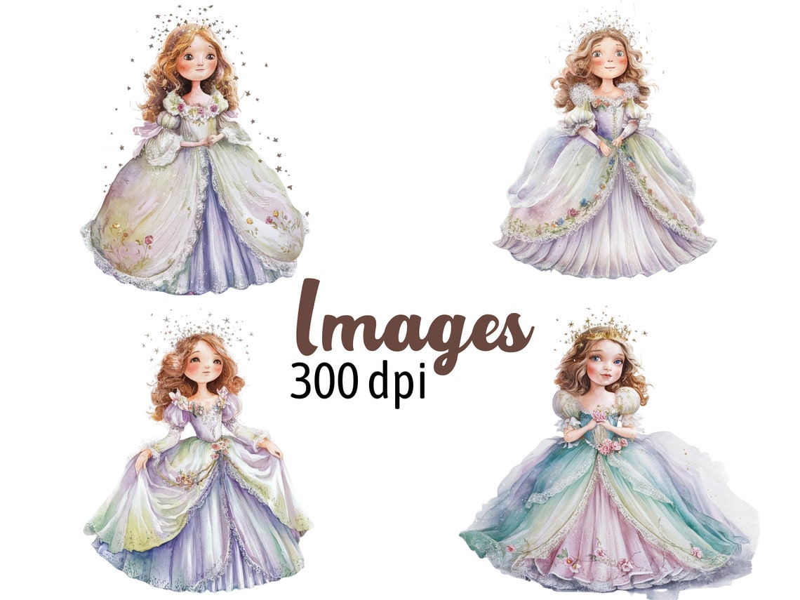 Princess Png, Fairytale Little Princess Svg, Clipart Princess, Png ...