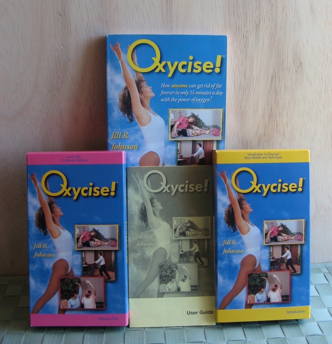 The OXYCISE System by Jill R. Johnson Book, Small User Guide, and 2 VHS Tapes - Etsy
