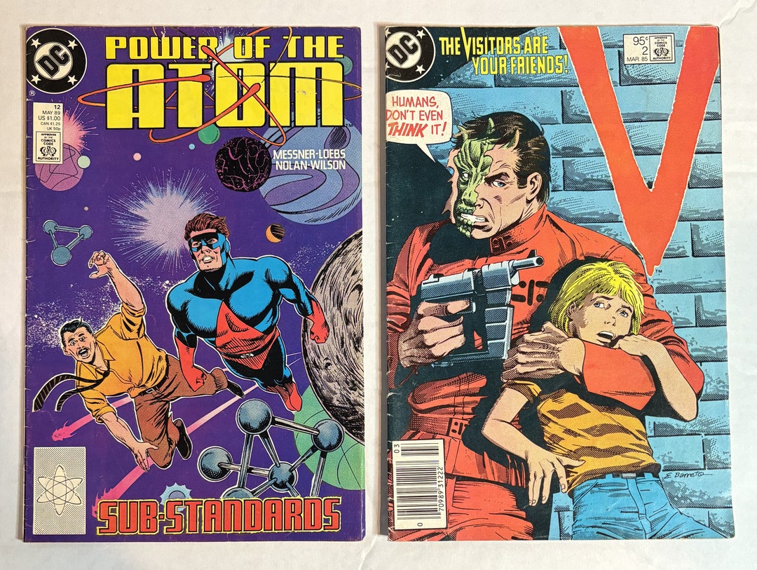 DC V Comic #2 and Power of the Atom DC Comic 1980's - Etsy