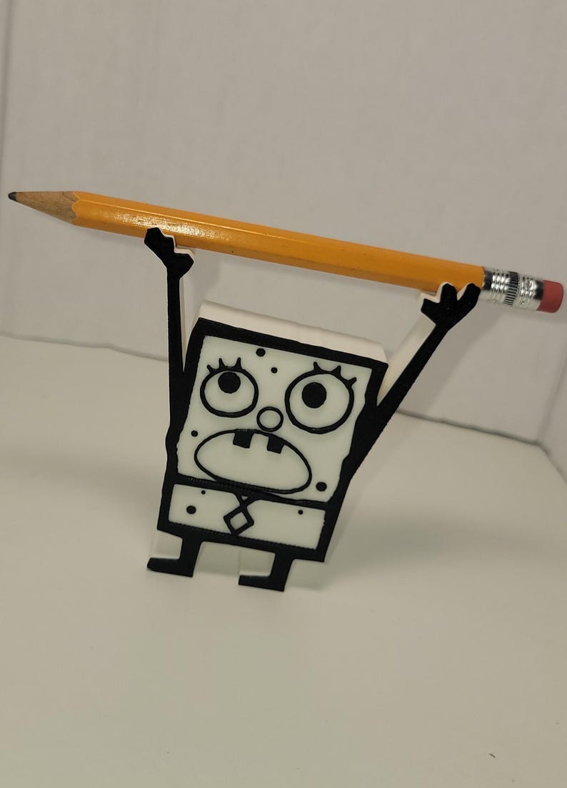 Doodlebob Pencil Holder, Spongebob, 3D Printed Pencil Holder, Me Hoy ...