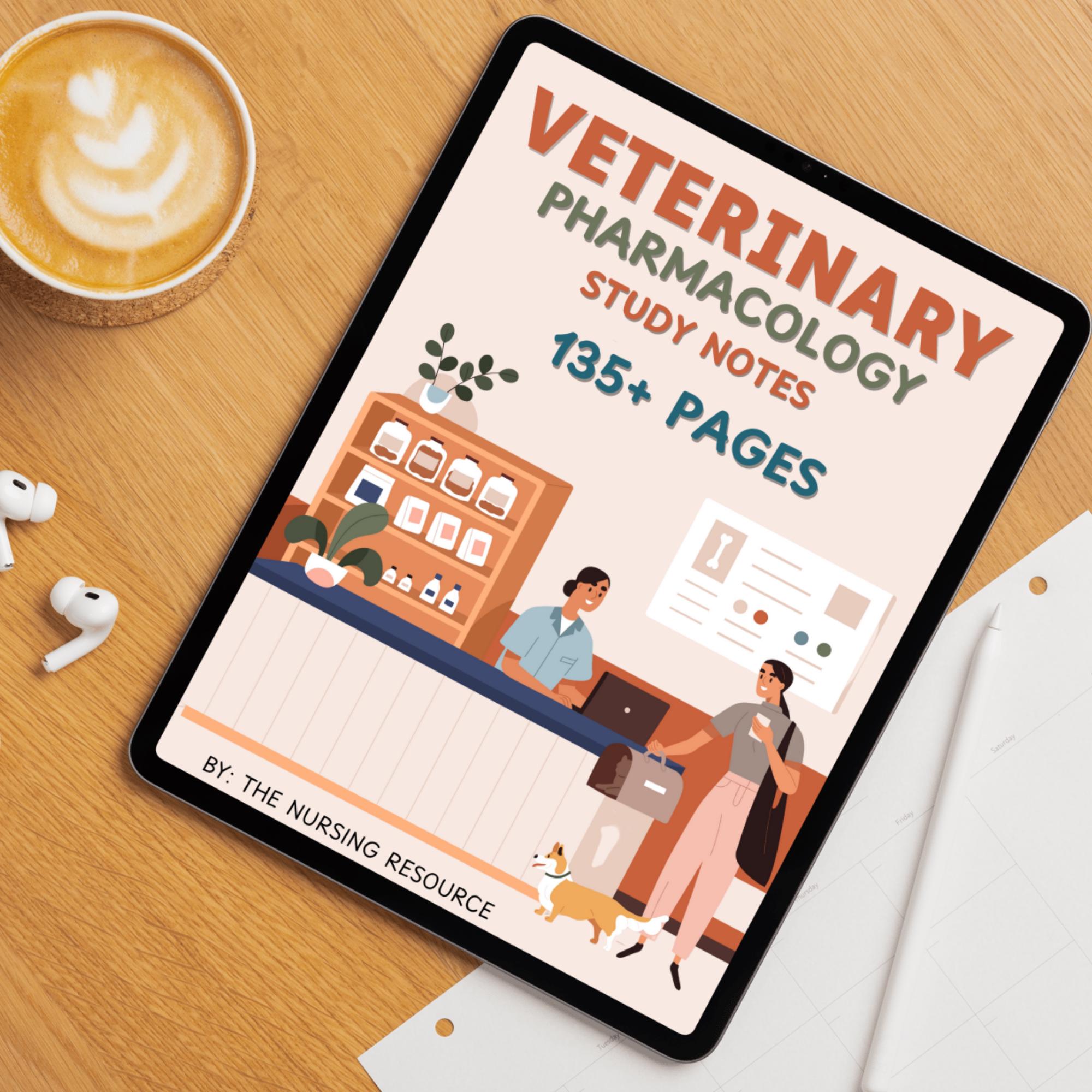 Veterinary Pharmacology Study Notes | Vet Tech Notes | Veterinary ...