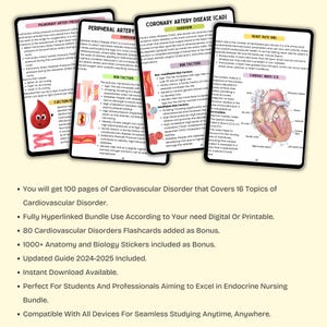Cardiovascular System Notes | Cardiology Study Guide | Heart Anatomy ...