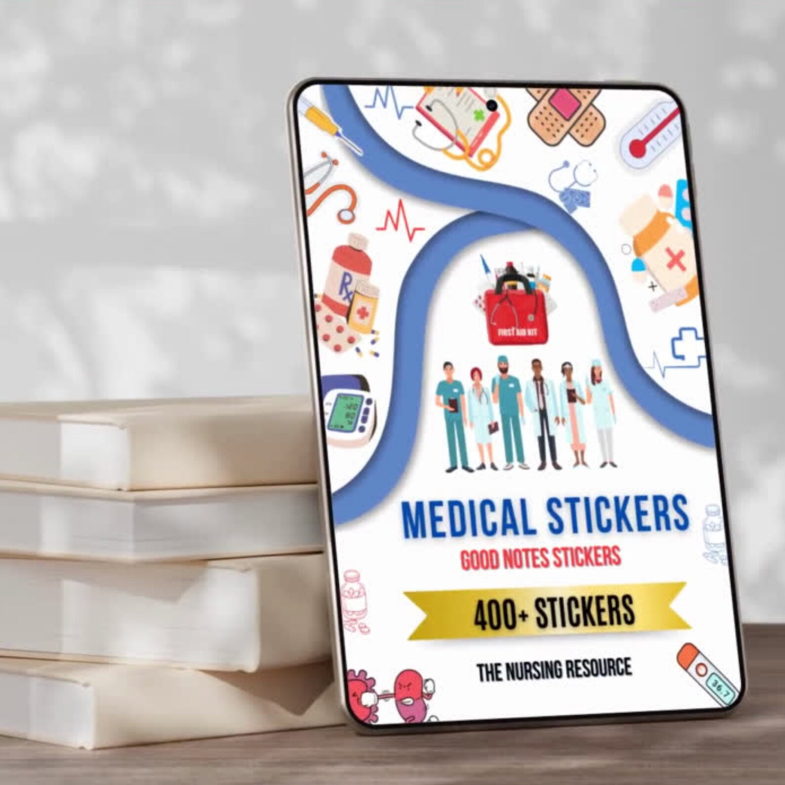 400+ Medical Stickers Goodnotes | Cute Medical Stickers | iPad Stickers ...