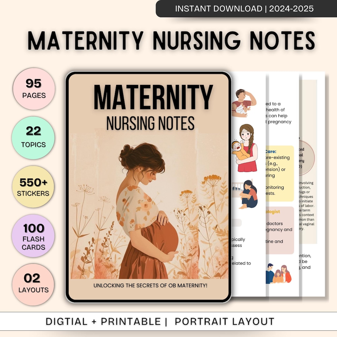 Maternity Nursing Notes & Flashcards | OB Nursing | Labor and Delivery ...