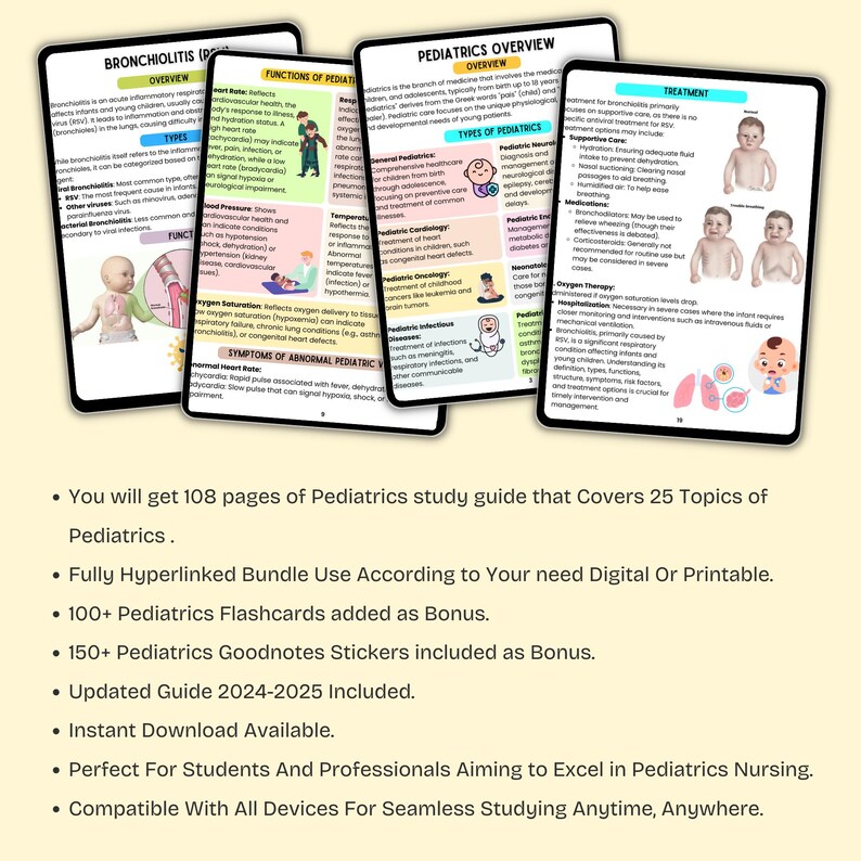 Pediatrics Study Guide With Flashcards | Pediatric Nursing | Nursing ...
