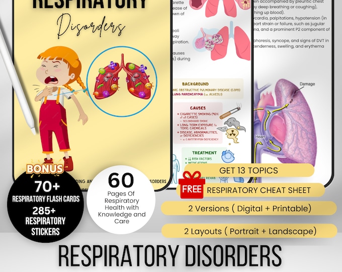 Respiratory System Nursing Notes | Student Study Guides | Auscultating ...