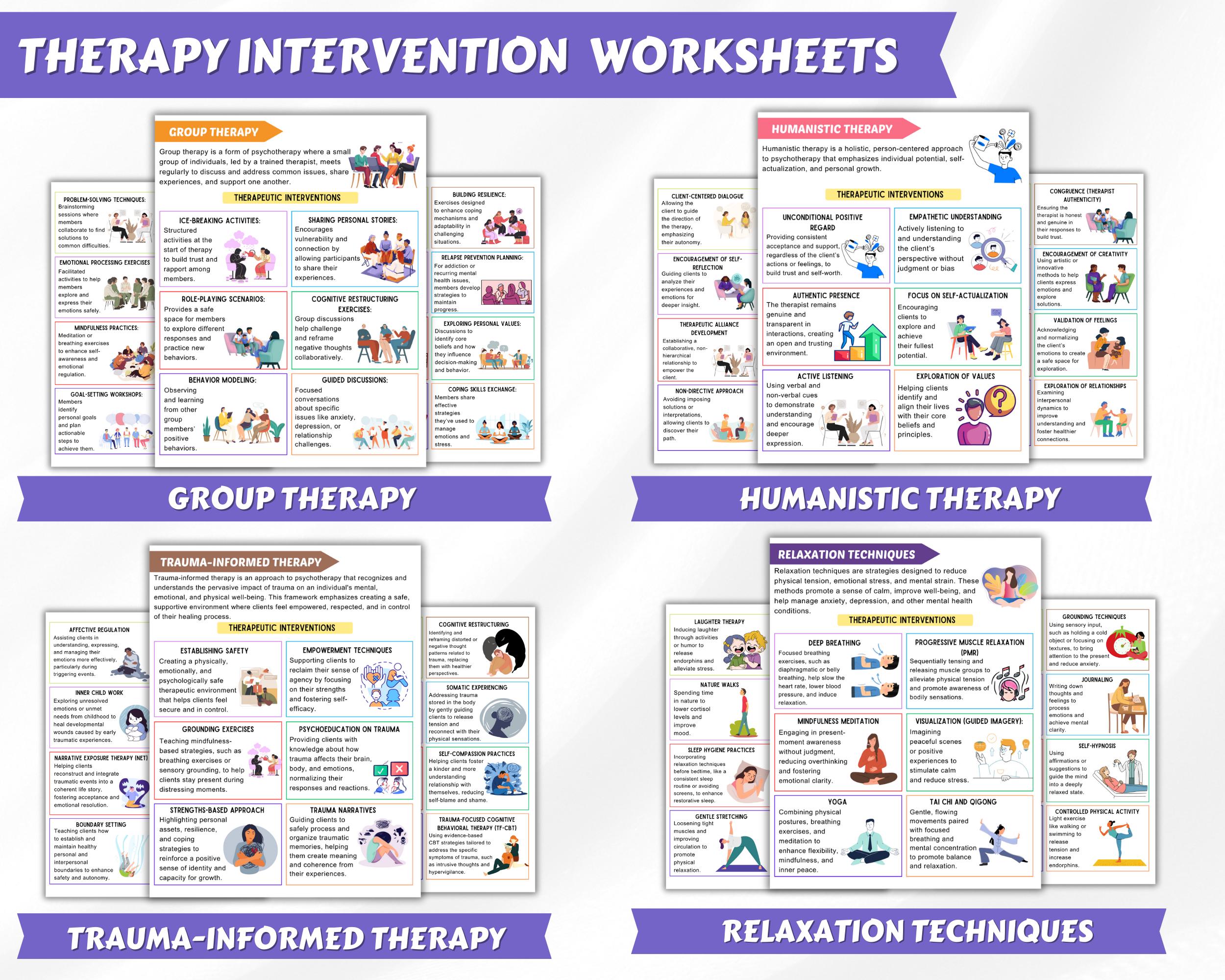 1000+ Therapeutic Intervention | Therapy Interventions | Therapy ...
