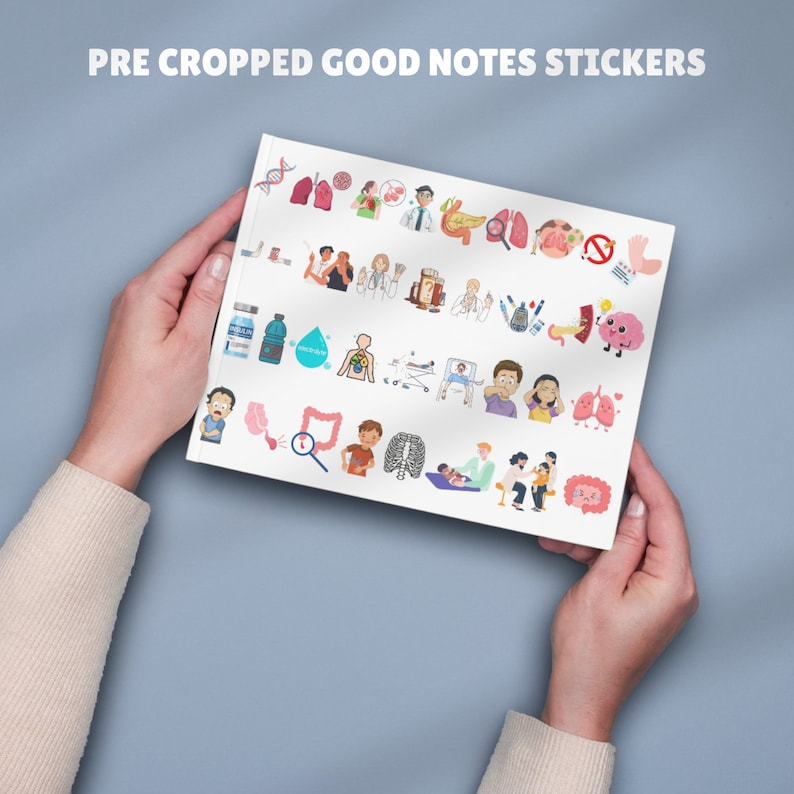 Pathophysiology Goodnotes Stickers | Pathophysiology Notes | Medical ...