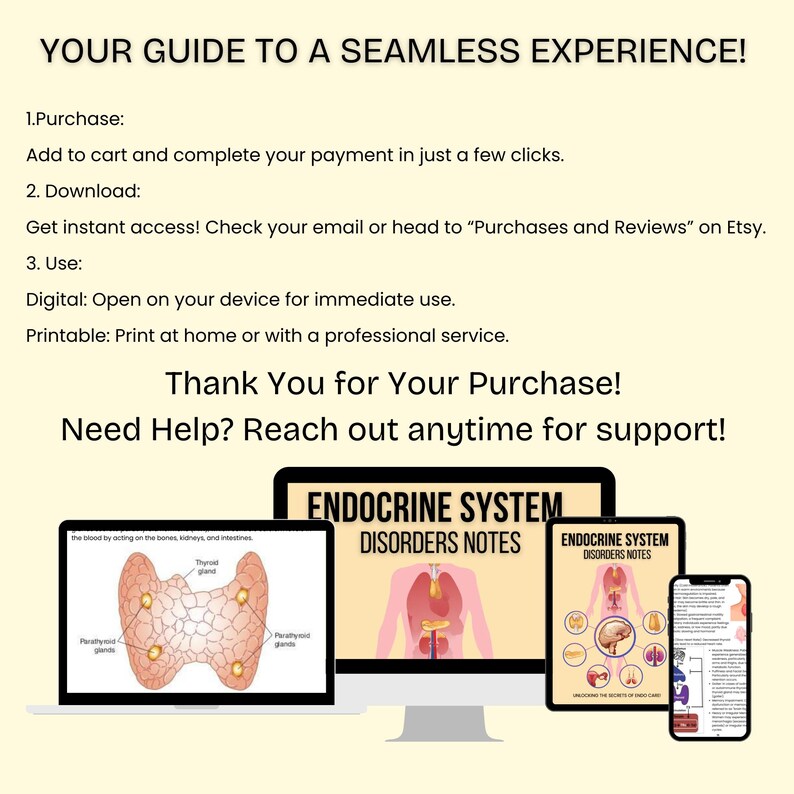 Endocrine Notes | Endocrine System Disorders | Nursing Bundle | PDF - Etsy