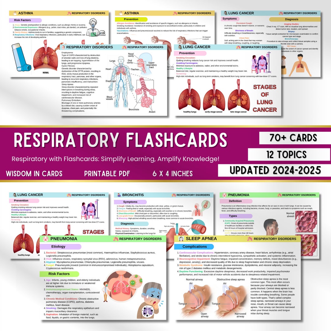 Respiratory System Flashcards | Respiratory Therapy Notes | Nursing ...