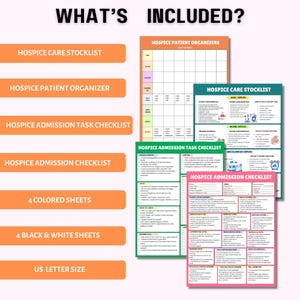 Hospice Care Bundle | Hospice Care Organizer | Hospice Nurse Care ...