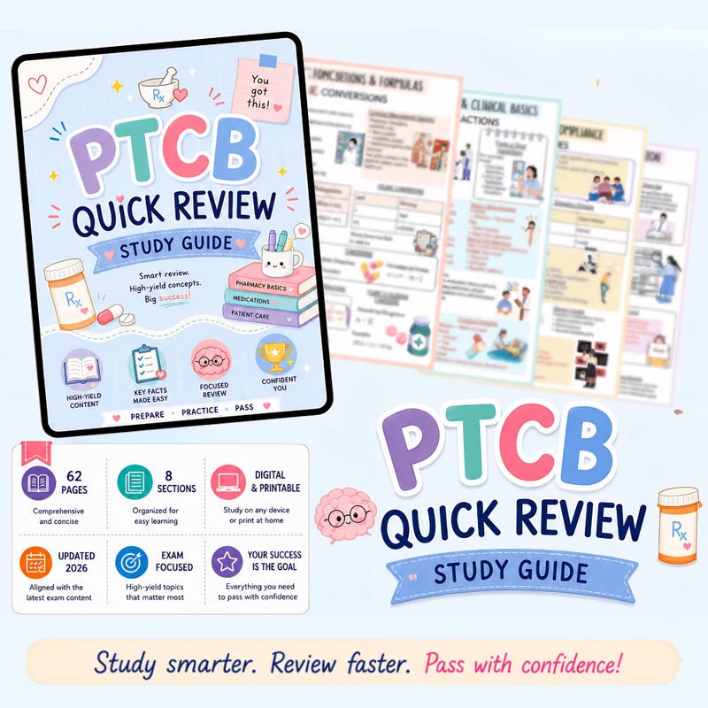 Pharmacy Notes Pdf - Etsy