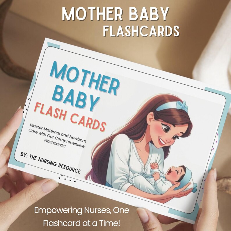 100+ Mother Baby Flashcards | Nursing Flashcards | 2024-25 Edition - Etsy