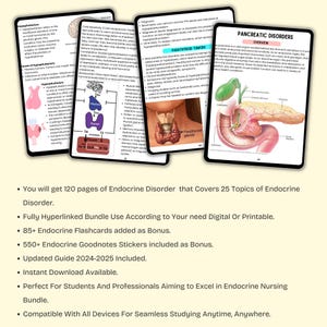 Endocrine Notes | Endocrine System Disorders | Nursing Bundle | PDF - Etsy
