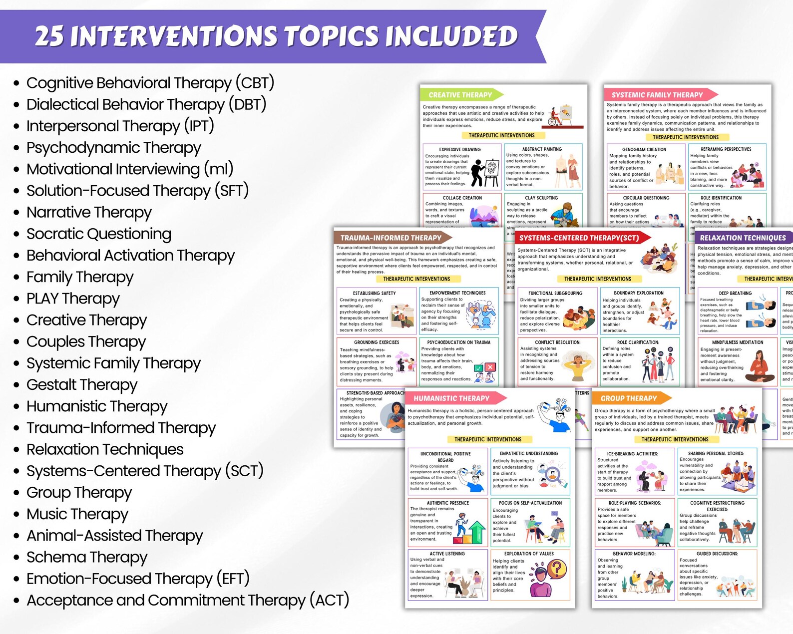1000+ Therapeutic Intervention | Therapy Interventions | Therapy ...