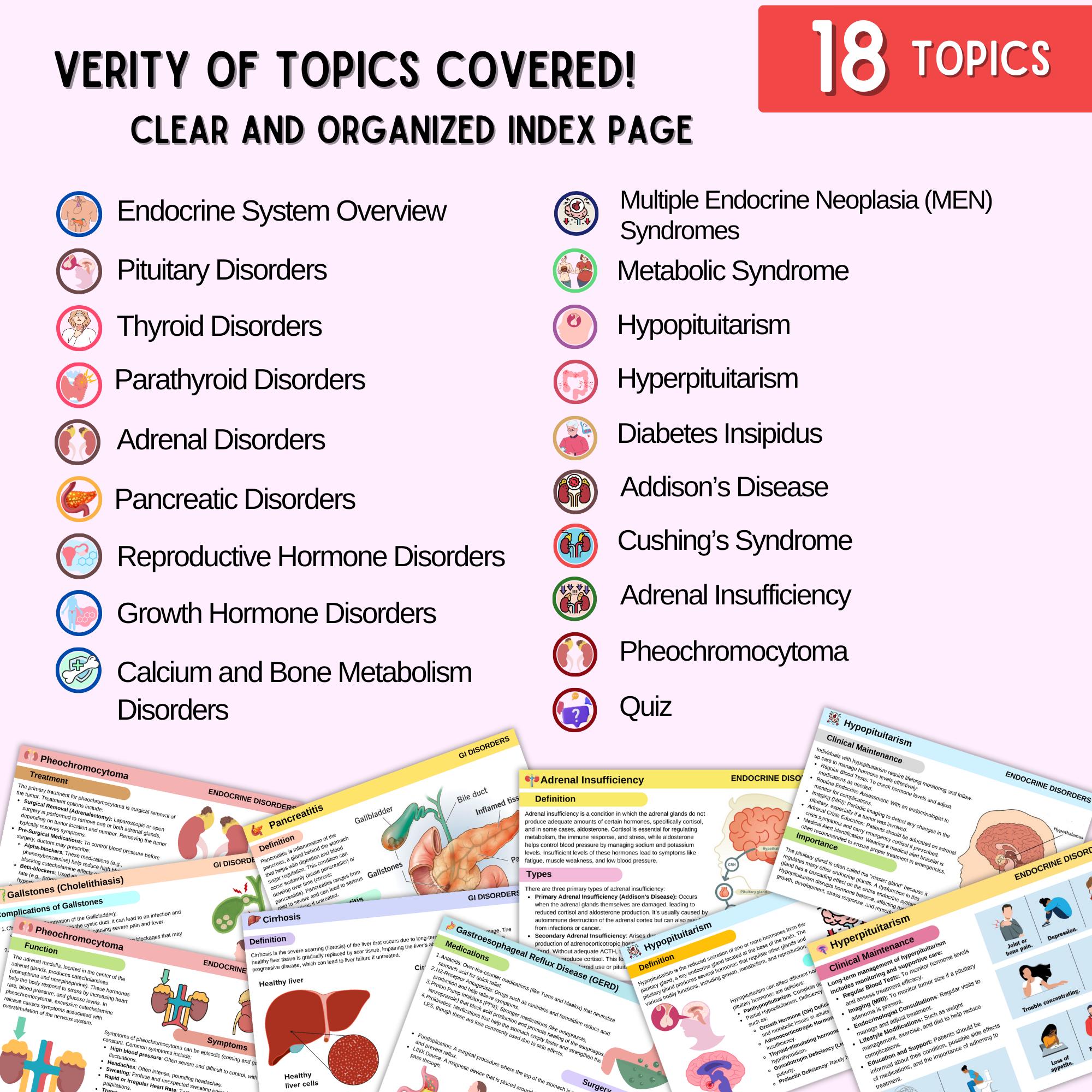 Endocrine System Disorders Flashcards | Nursing Flashcards | Nursing ...