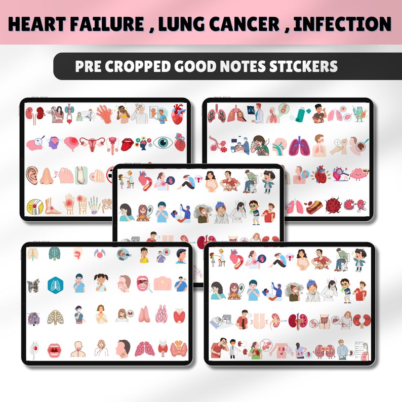 Pathophysiology Goodnotes Stickers Pathophysiology Notes Medical ...