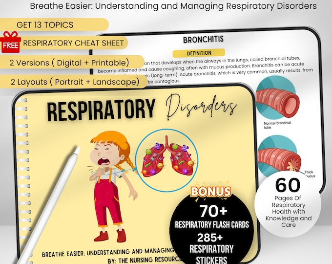 Respiratory System Nursing Notes | Student Study Guides | Auscultating ...