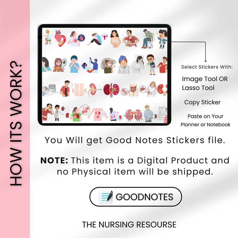 Pathophysiology Goodnotes Stickers Pathophysiology Notes Medical ...