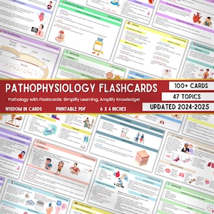 100+ Pathophysiology Flashcards | Pathophysiology Study Guide ...