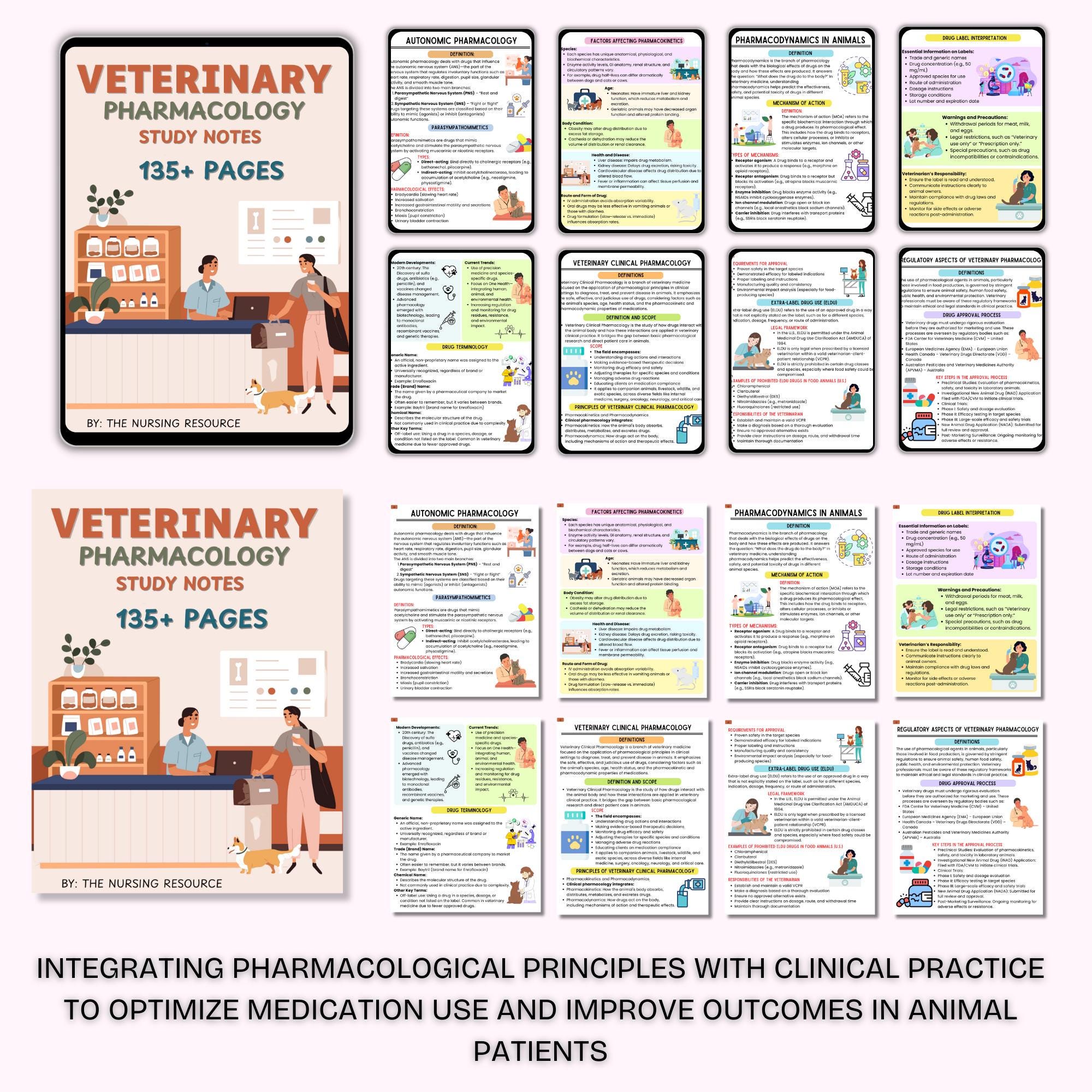 Veterinary Pharmacology Study Notes | Vet Tech Notes | Veterinary ...