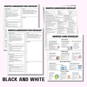 Hospice Care Bundle | Hospice Care Organizer | Hospice Nurse Care ...