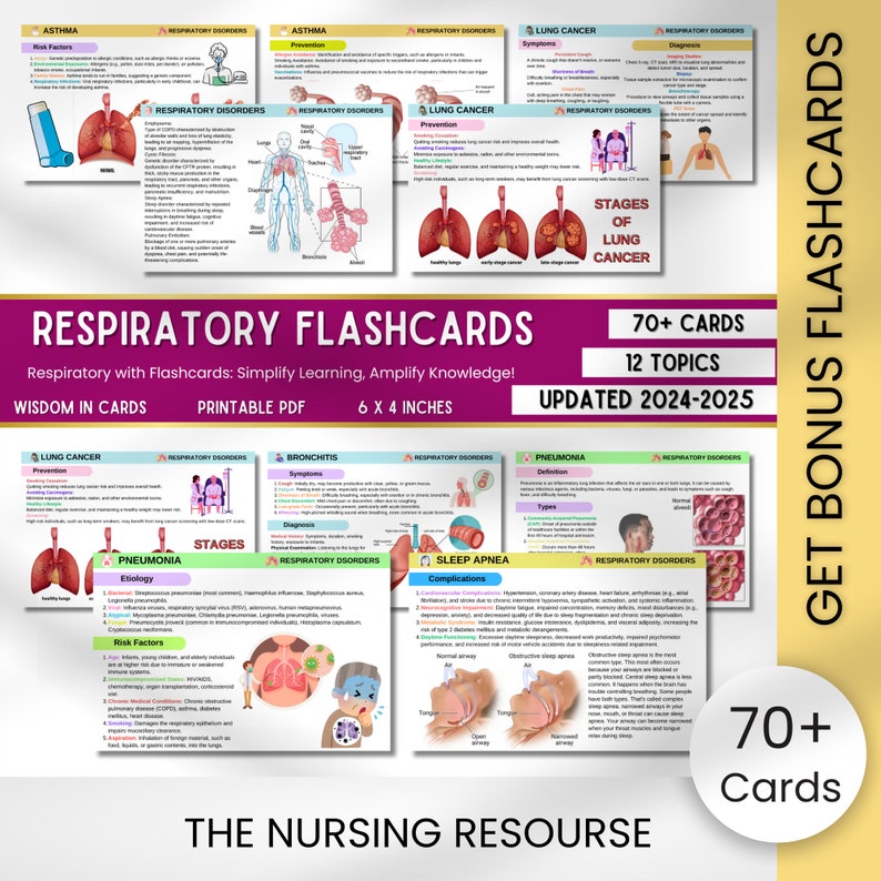 Respiratory System Disorders Notes 60 Pages | Respiratory Therapy ...