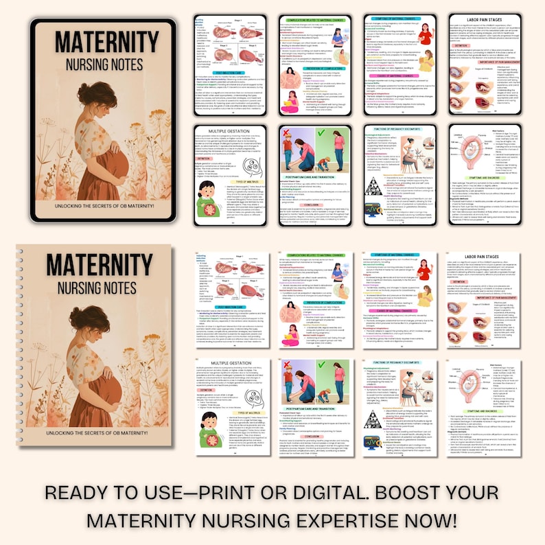 Maternity Nursing Notes & Flashcards | OB Nursing | Labor and Delivery ...