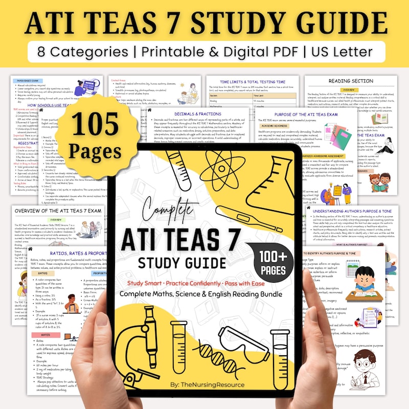 Ati Teas Practice Guide - Etsy