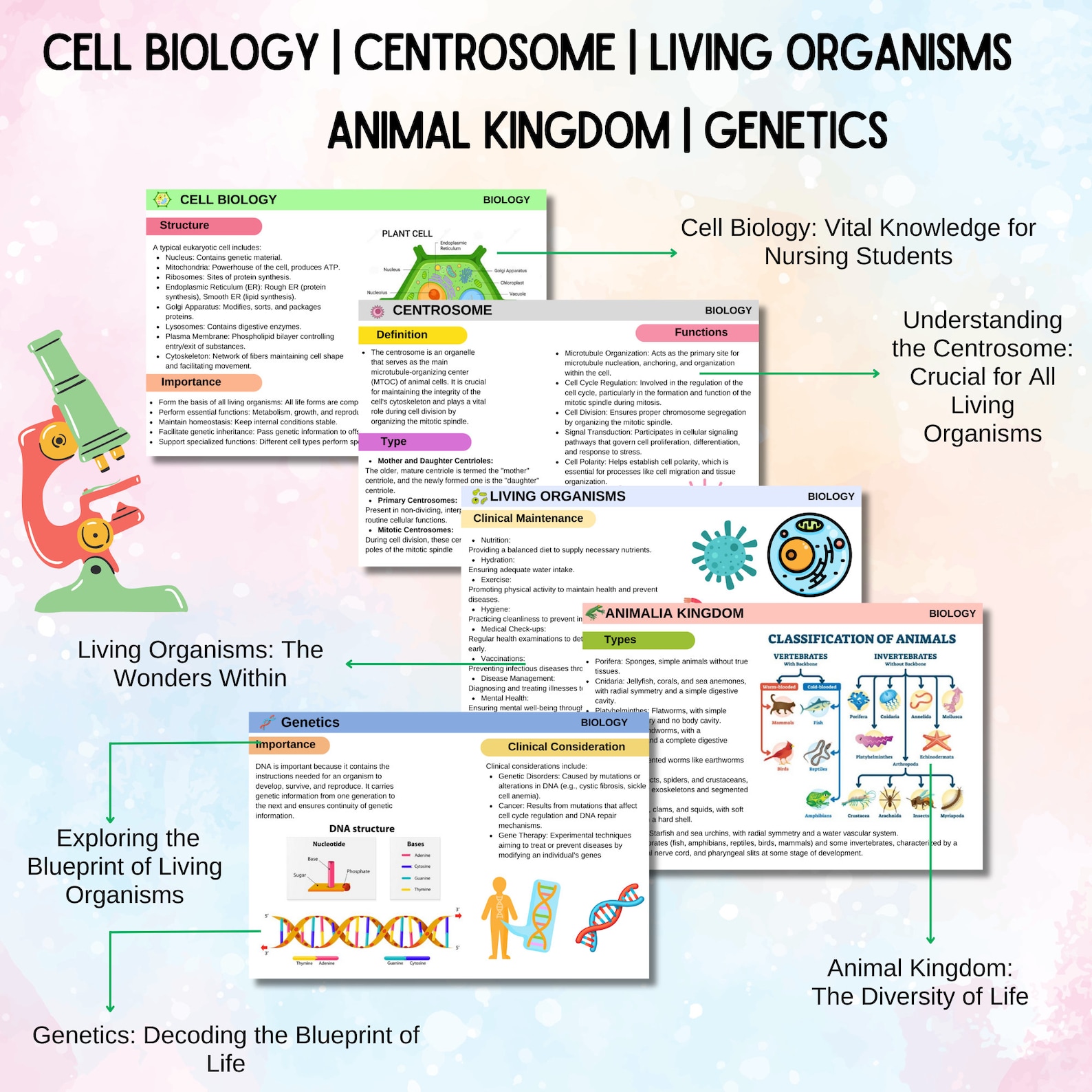 170+ Biology Flashcards Bundle | Biology Notes | Study Guide | Biology ...
