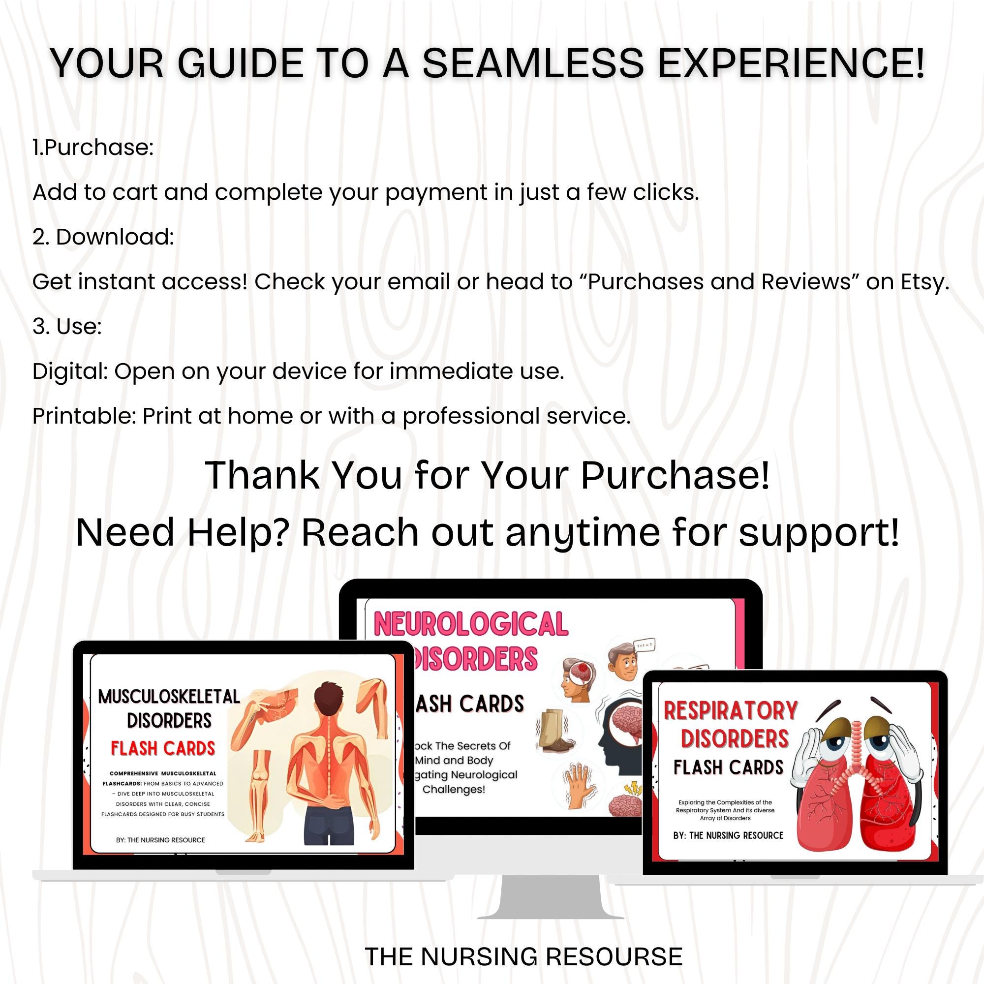 Medical Surgical Flashcards Bundle | Med Surg Notes | Nursing Study ...
