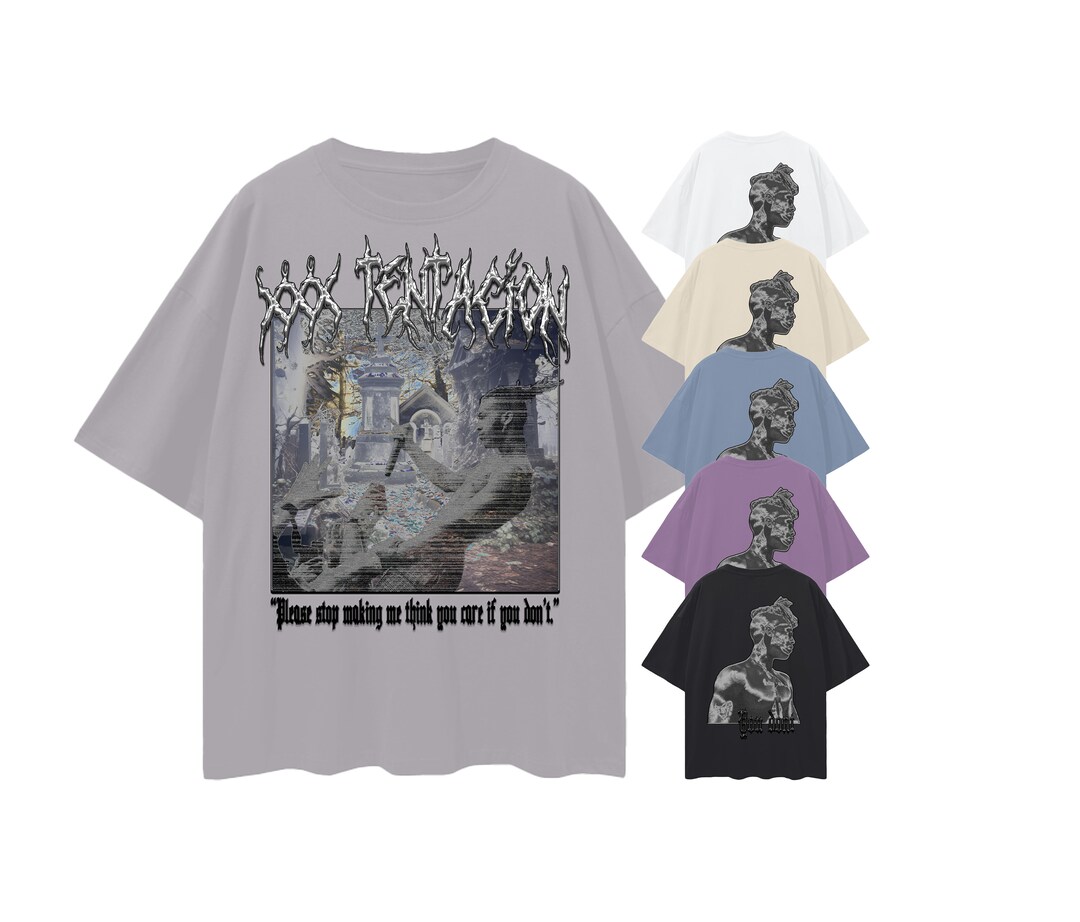 Xxx Tentacion Tribute T Shirt Streetwear Premium Repent Etsy