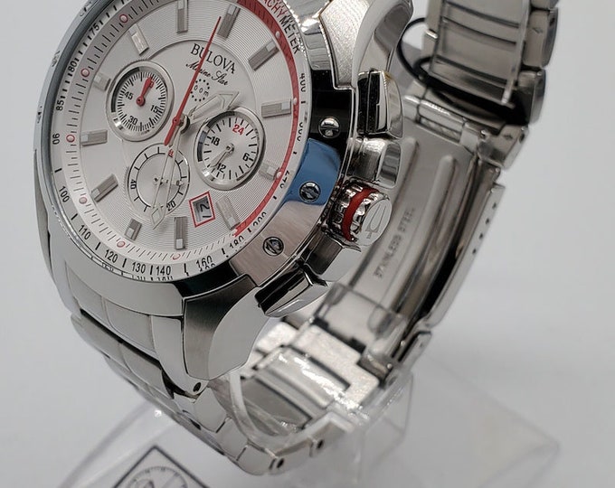 Bulova Marine Star Collection, Stainless Steel Men's Quartz Watch ...