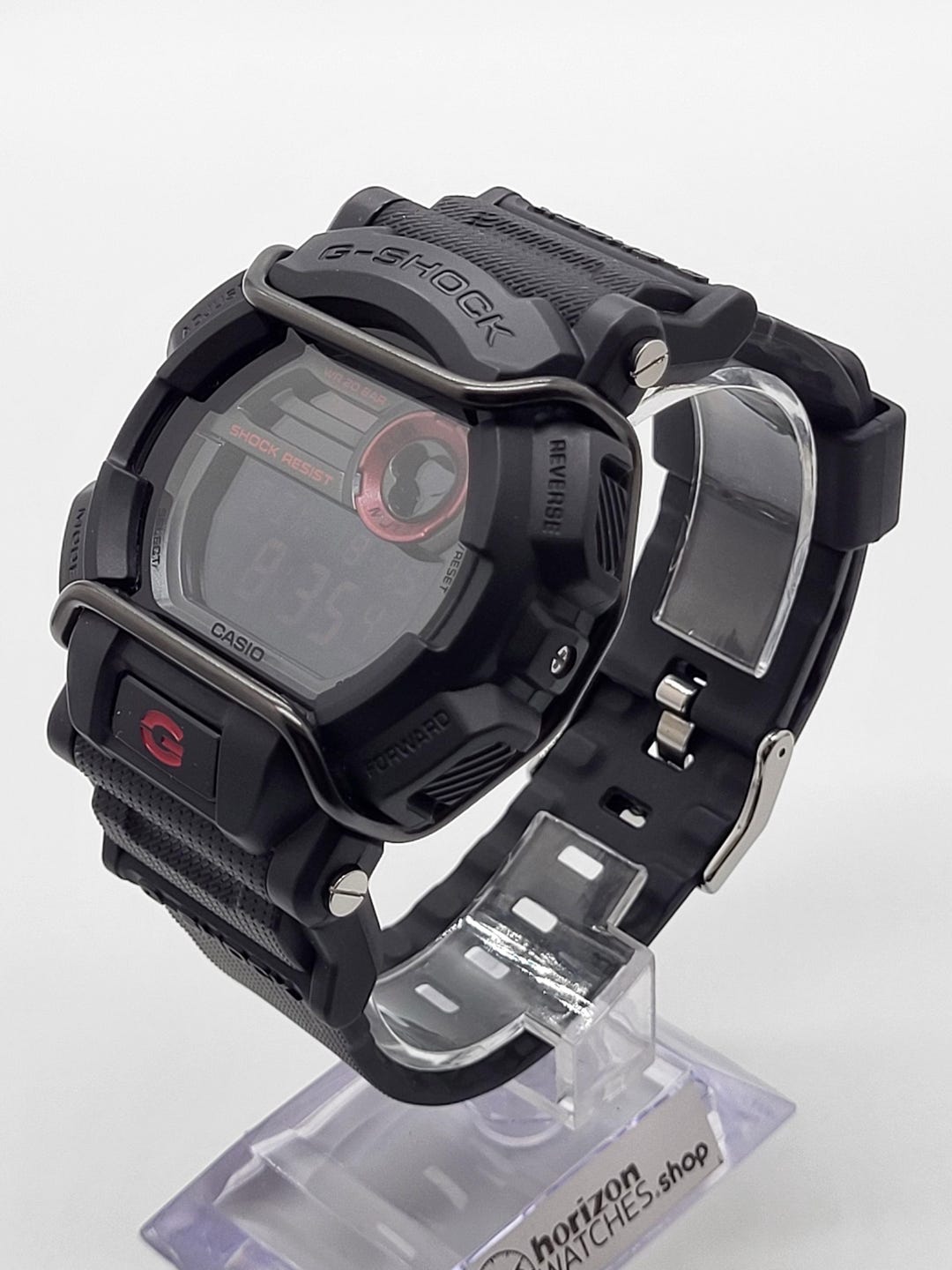G-SHOCK Casio Resin Sport Mens Black Quartz Watch GD400-1CR - Etsy