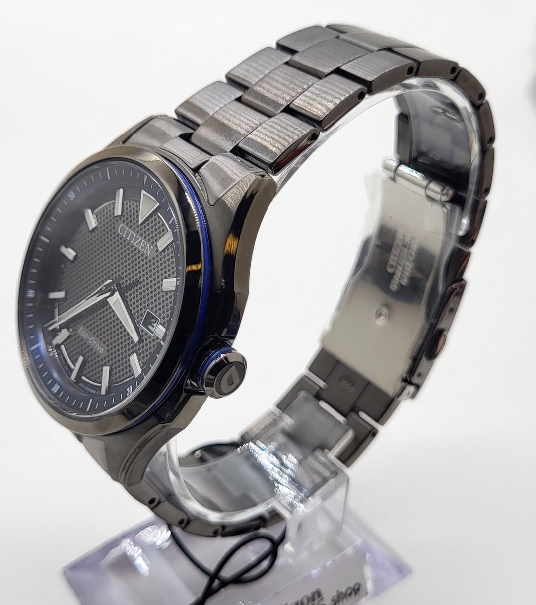 Citizen Eco-drive WDR Stainless Blue Dial Men's Quartz Watch AW1147-52L ...